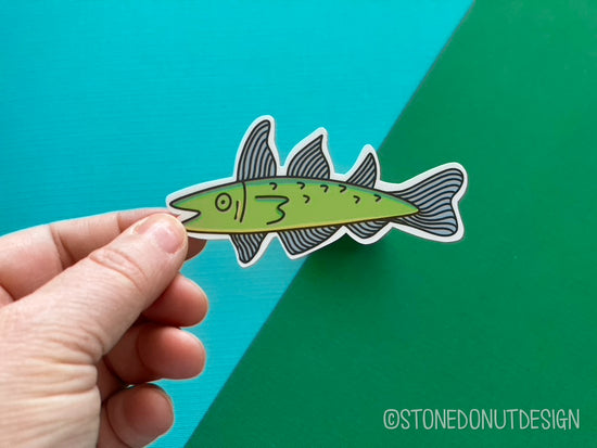 Cod Vinyl Sticker – Stone Donut Design