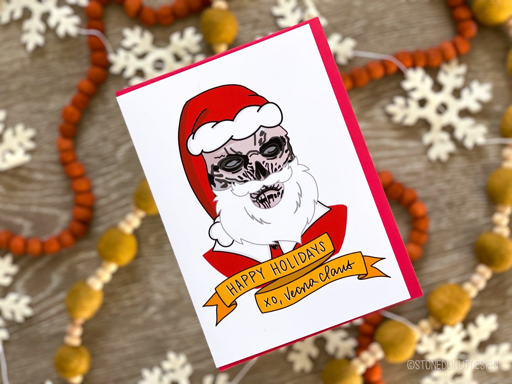 Vecna Claus Stranger Things Inspired Card by StoneDonut Design – Stone ...