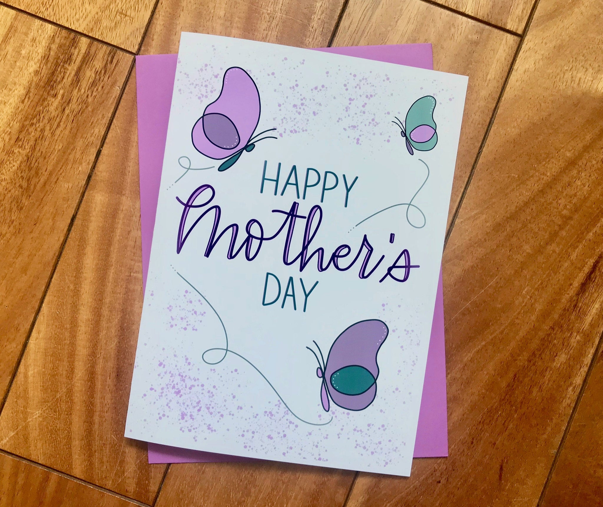 Mother's Day Butterfly Card by StoneDonut Design – Stone Donut Design